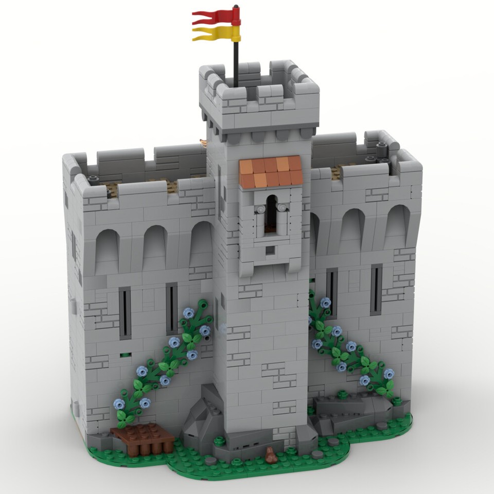 YOUFOY Medieval Castle Tower Defense for Castle Wall Extension 1492 ...
