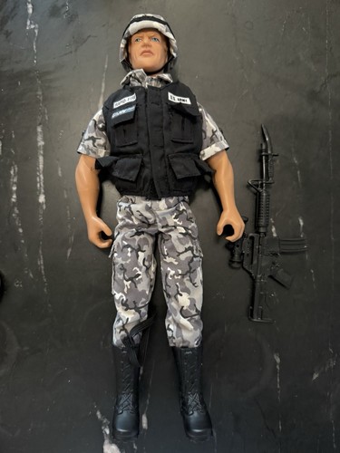 Gi Joe Hall Of Fame SWAT FBI Agent Security Police Officer Duke Valor ...