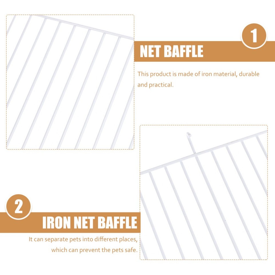 Pet Segregation Plate Iron Net Baffle Cage Partition for Hamsters ...