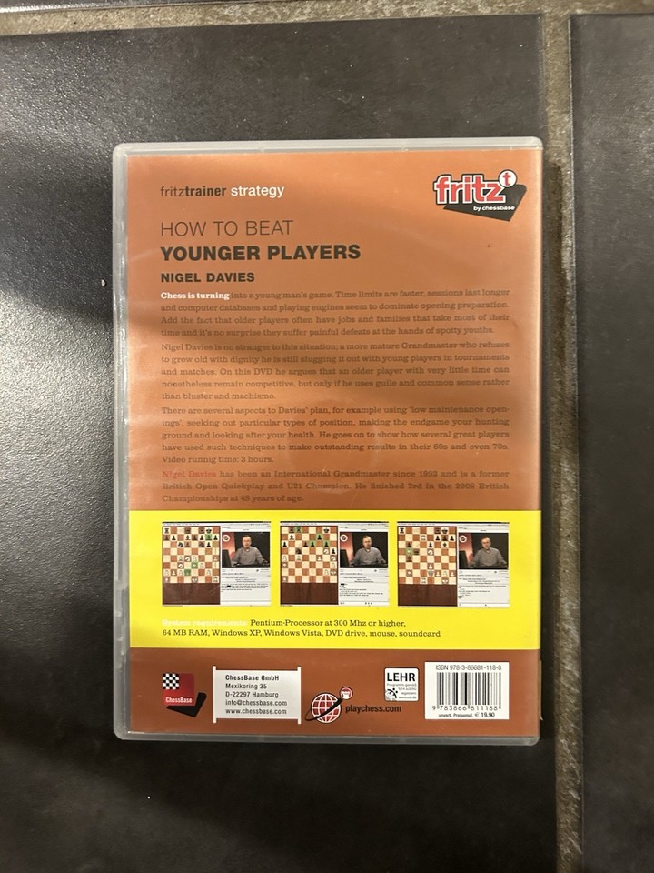 DVD Nigel Davies How To Beat Younger Players At Chess - DO3 | eBay