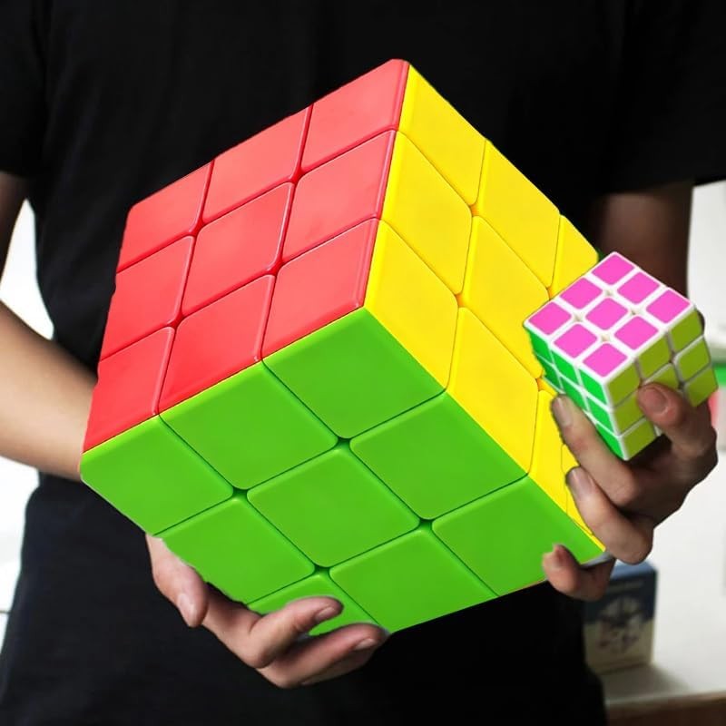 Big 3X3 Speed Cube Pro, 3X3 Large Cube Toy Gift for Kids Adults Brain ...