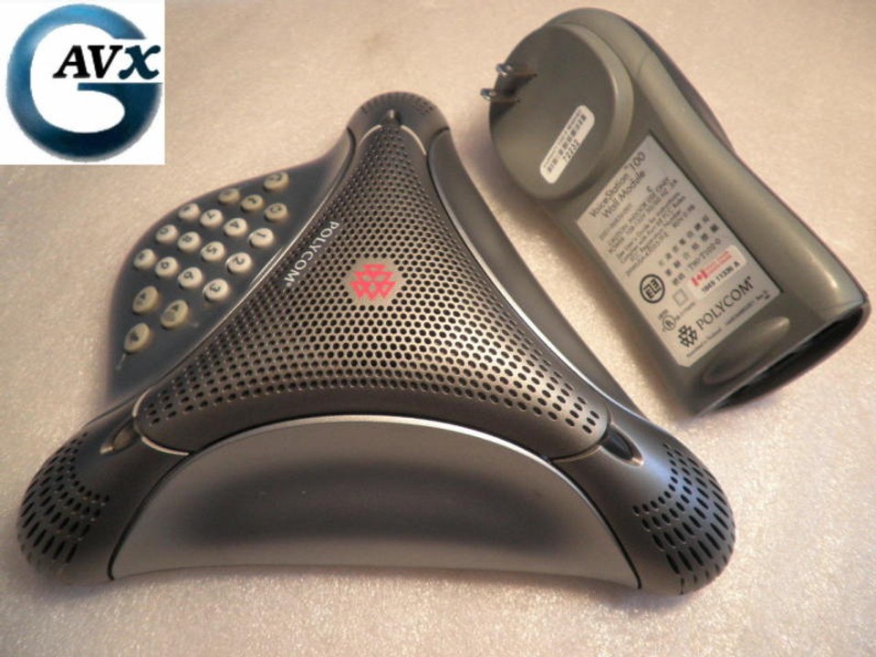 Polycom VoiceStation 100 +3m Warranty, Power Supply, Cables: 2201-06486 ...