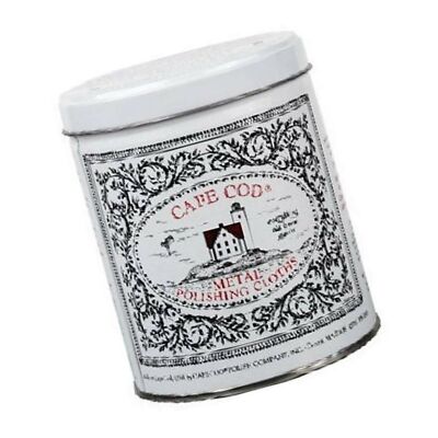 Cape Cod Polish Co. Metal Polishing Cloths Tin 1 | eBay