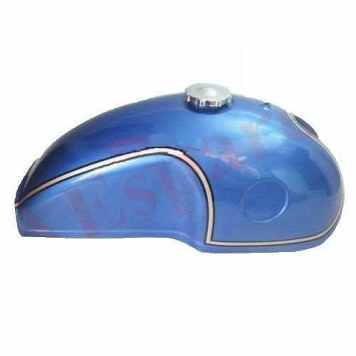 Gas Fuel Tank Blue For Ducati Benelli Mojave Kawasaki Yamaha Cafe Racer ...