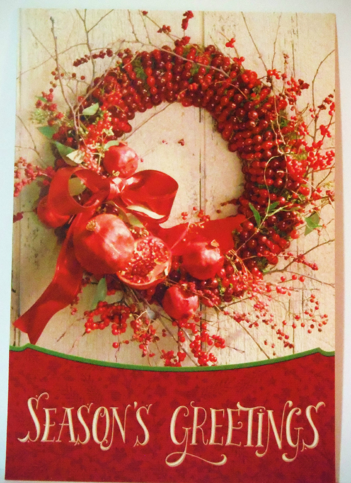 HALLMARK WREATH CARD SET 16 COUNT "SEASONS GREETINGS" | eBay