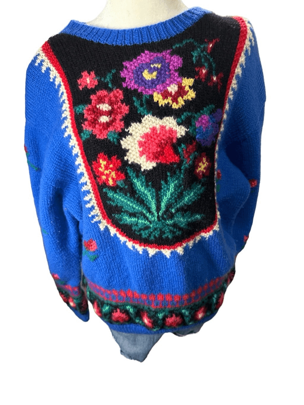Vintage Heirlooms Hand Knit Sweater - Gem
