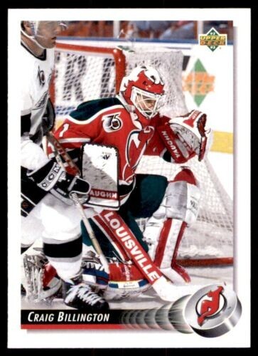 1992-93 Upper Deck Craig Billington New Jersey Devils #315 | eBay
