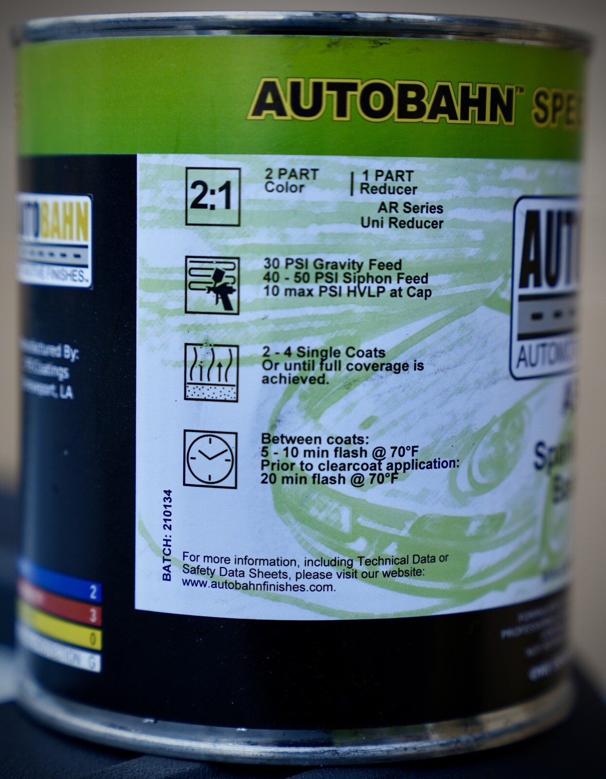 Autobahn Sparkle Silver BaseCoat AB-01 QUART Size Automotive Paint GM ...