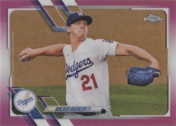 2021 Topps Chrome - Walker Buehler #157 Magenta Refractor /399 for sale ...