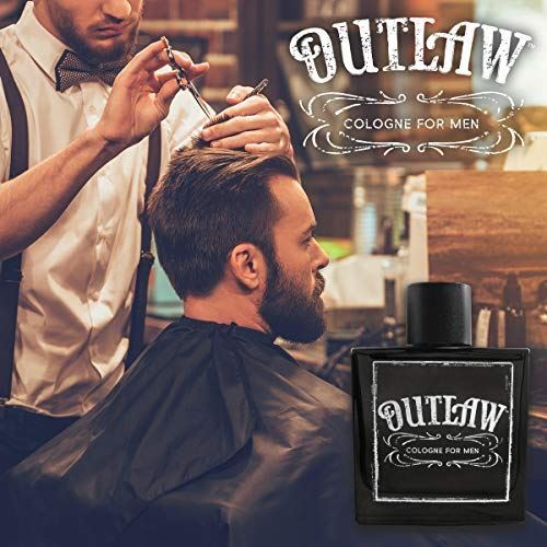 Outlaw Men’s Cologne by Tru Western - Refreshing Bergamot, Lavender and ...