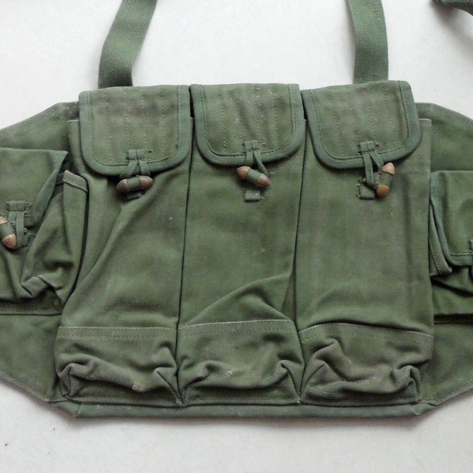 Chinese Military Type 56 Mag Bag Field Ammo Pouch Chicom Type 56 Chest ...
