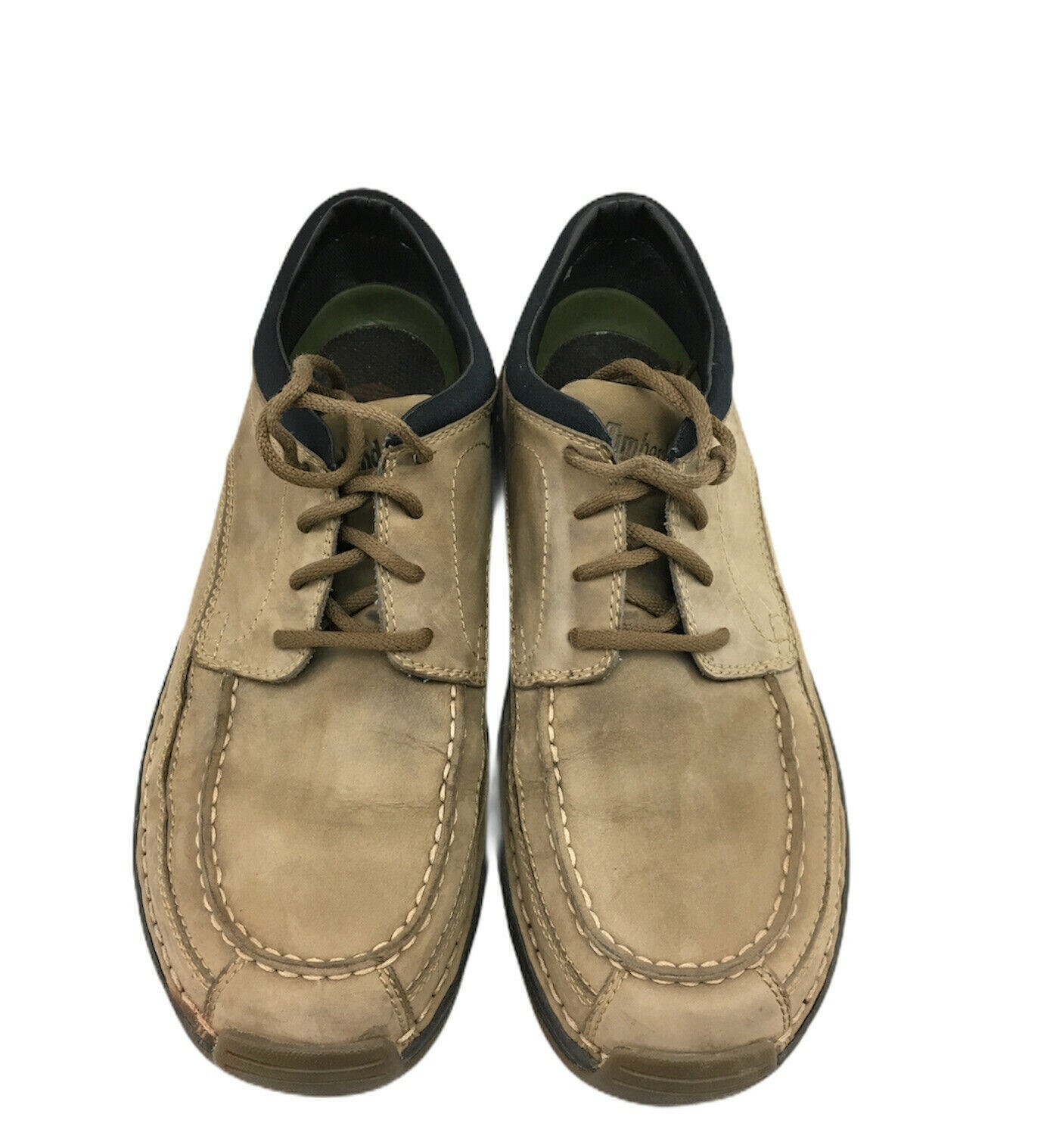 Timberland Men's 79086 Gray Nubuck Leather Casual Moc… - Gem