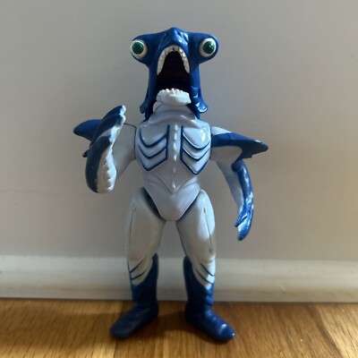 1994 Mighty Morphin Power Rangers Slippery Shark Action Figure Evil ...