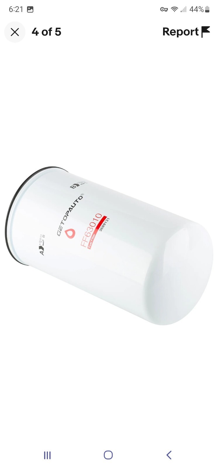 FLEETGUARD FF63010 - Fuel filter cross reference