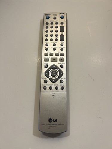LG HDD/DVD 6711R1P071C Remote Control RH7521W RH7823W DVD Recorder ...