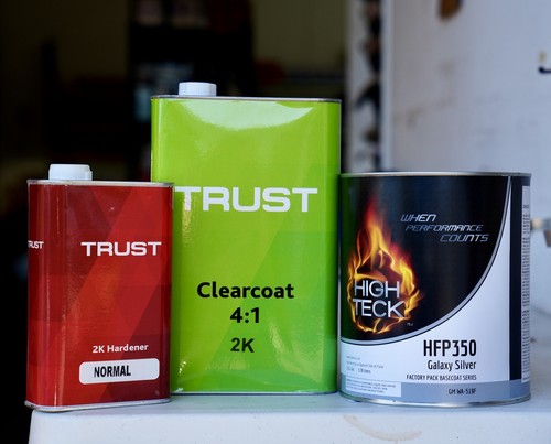 Galaxy Silver Basecoat Paint Trust Urethane 2K High Gloss Clear Coat ...