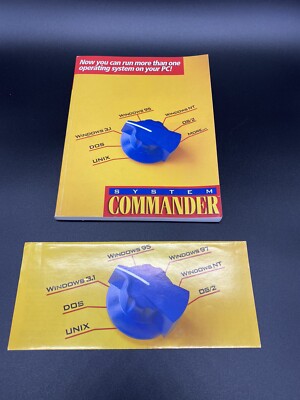 Vintage 1995 SYSTEM COMMANDER Multi - OS Manager Book User Guide | eBay
