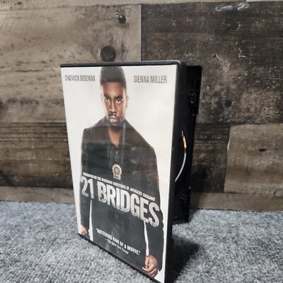 21 Bridges [DVD] Chadwick Boseman Sienna Miller Movie Video Disc ...