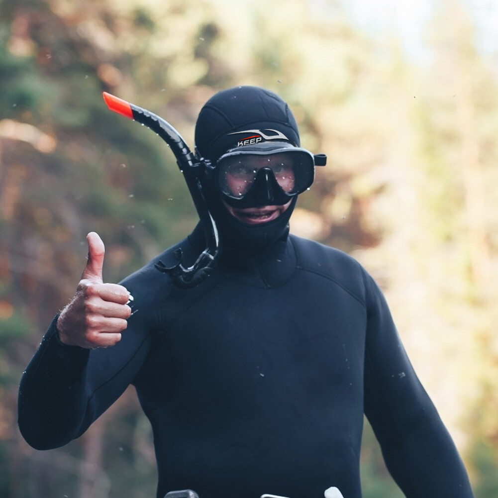 Keep Diving Scuba Diving Hood Shoulder Hat Snorkeling Swim Warm Cap (XL ...