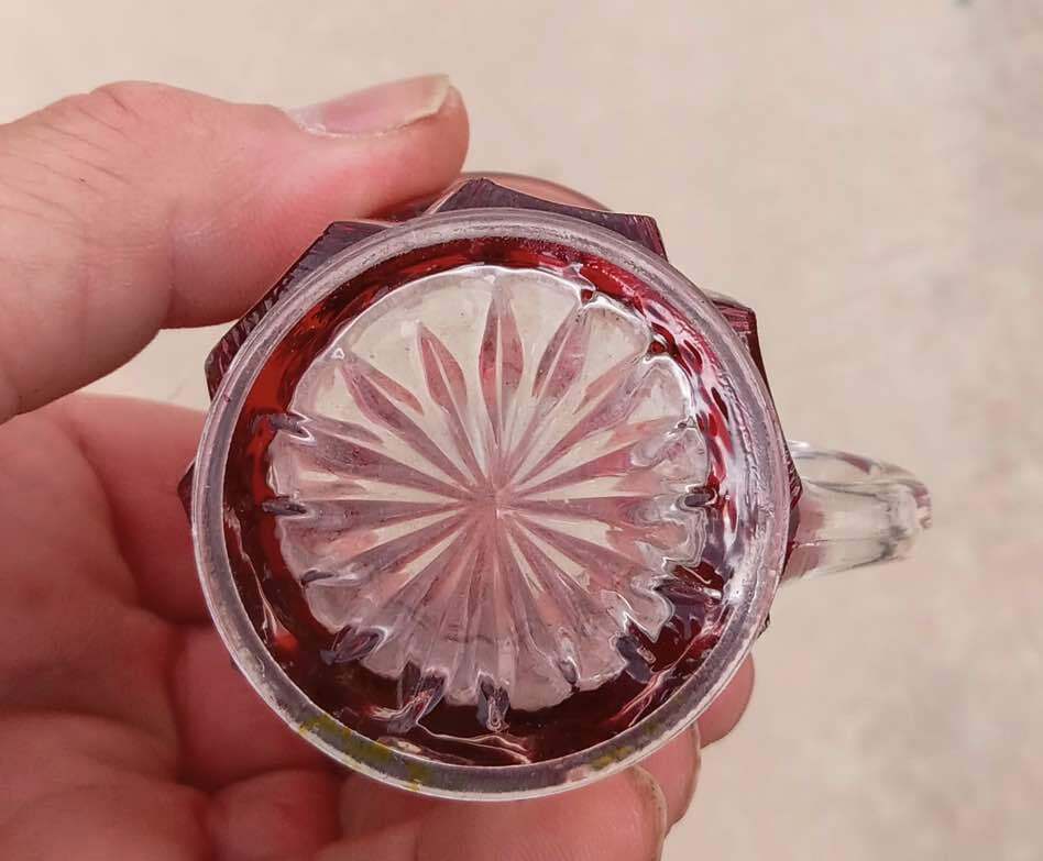 Beautiful Antique Ruby Red Shot Glass - 1907 - CP | eBay