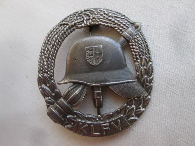 Abzeichen KLFV - Feuerwehr Leistungsabzeichen Silber 1949 - Kärnten ...