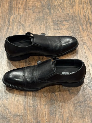 Edison Double Monk Strap Leather Shoe Nordstrom Men’s - Size 12 | eBay