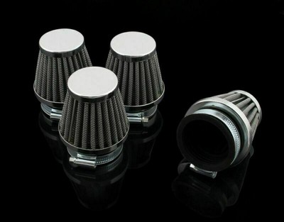 4x 52mm Pod Air Filter Cleaner Universal For Honda CB400 CB650 CB750 12 ...