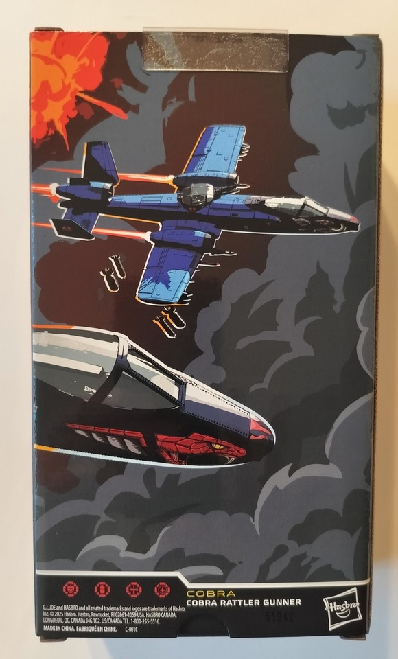 GI Joe Classified Series Cobra Rattler Gunner Haslab In Hand G.I. Joe ...