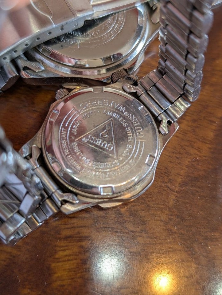 Guess vintage pair watches untested used analog 30+ years old | eBay
