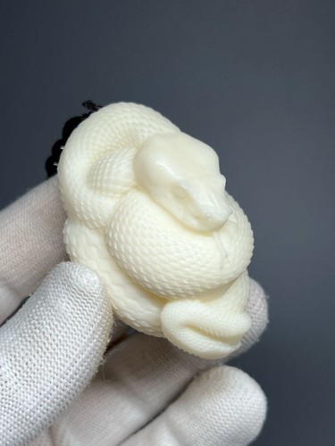 Good Luck Snake Serpent Ornament Amulet 3.8x6.1cm | eBay