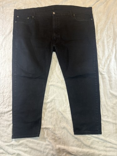 Levis 502 Jeans Mens Size 50x32 Denim Taper Fit Stretch Casual Comfort ...