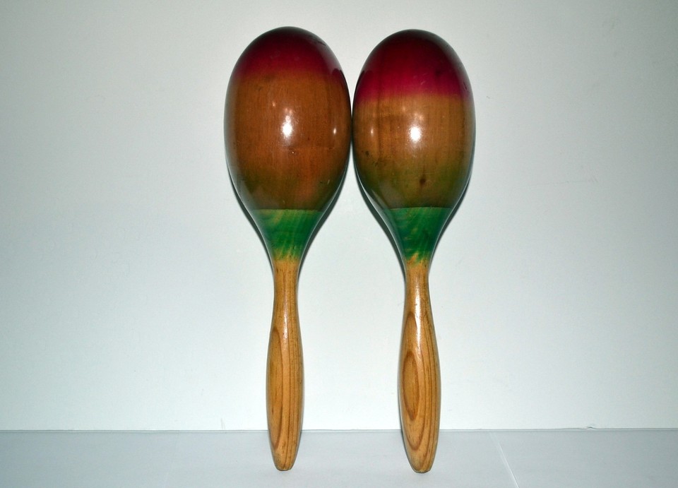 Maracas, hand-made maracas, Item # V 1103, souvenir maracas, vintage ...