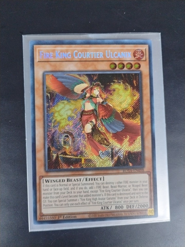 Fire King Courtier Ulcanix ROTA-EN098 Rage of the Abyss 1st Edition | eBay
