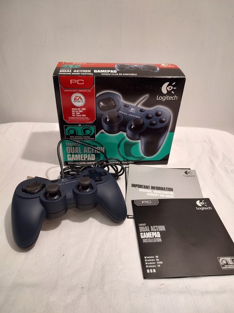 Logitech Dual Action USB Game Pad Controller G-ud8 Works Great MINT for ...