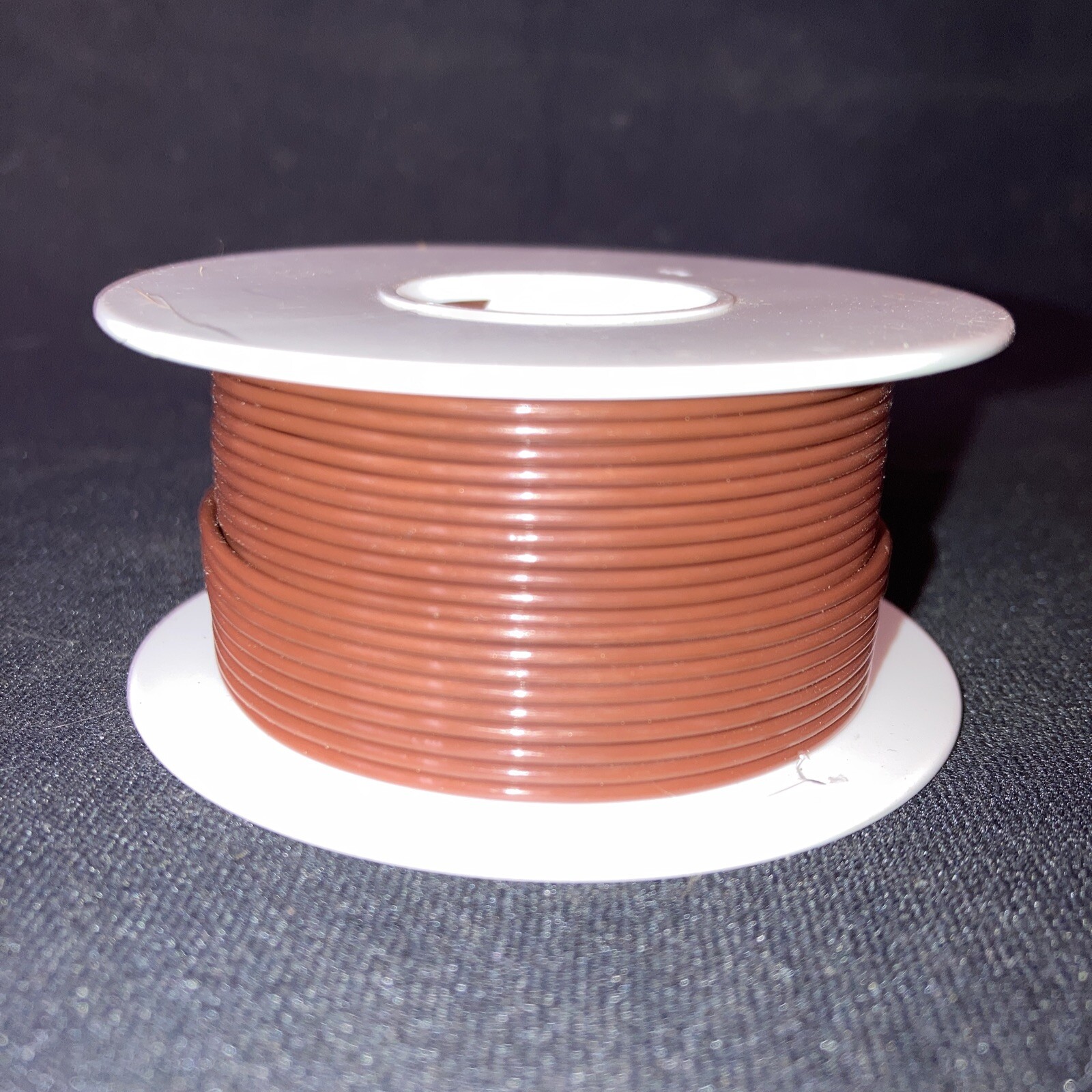 22 awg 19 Strand Type "E" Teflon Brown MIL-W-16878/4 200°C@600V 100 ft ...