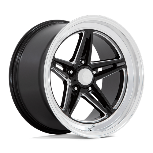 AR Vintage VN514 Groove 18in Wheel Gloss Black Milled Diamond Cut Lip ...