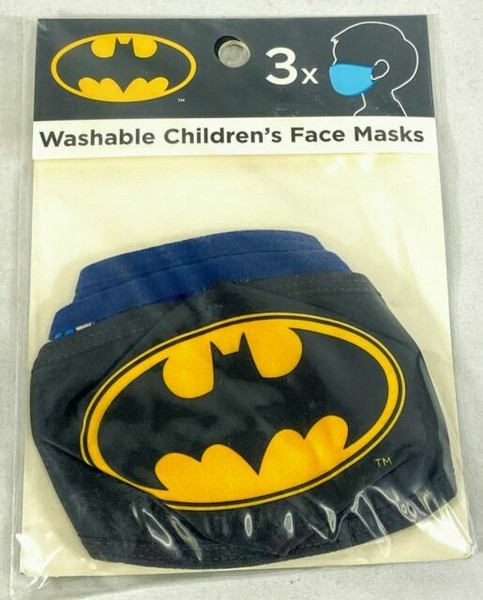 DC Comics 80170443 Batman Face Mask - Pack of 3 for sale online | eBay