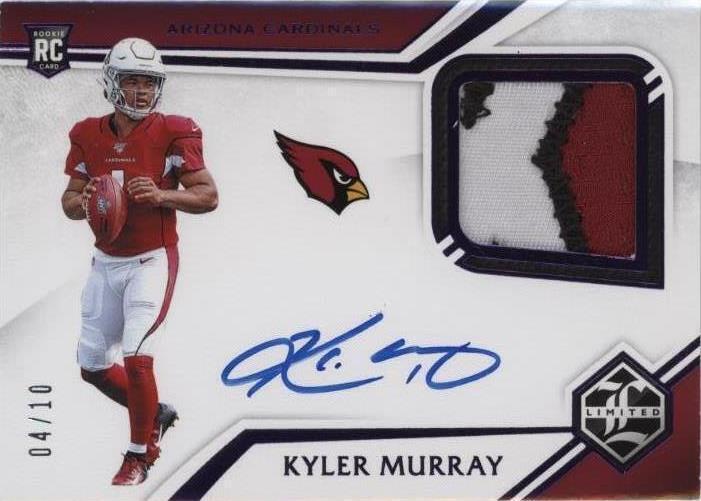 2019 Panini Limited - Rookie Patch Autographs Kyler Murray #101 ...
