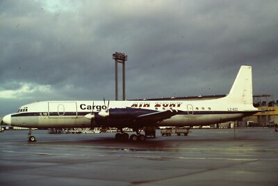 Aircraft slide / Dia ! AIR ZORY Cargo IL-18 LZ-AZZ | eBay.de