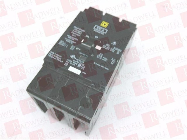 Square D EDB36100 Circuit Breaker 100 Amp 3 Pole for sale online | eBay