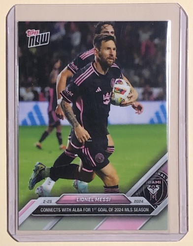 Lionel Messi 2024 Topps Now MLS #9 Inter Miami CF | eBay