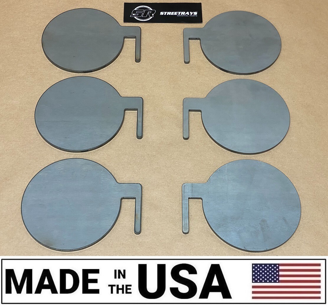 [SR] Steel IDPA Shooting Target Dueling Tree DIY Kit 6pc 6" x 1/4 ...