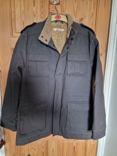 Mens Rocha John Rocha Brown Black Smart Coat Size L | eBay UK