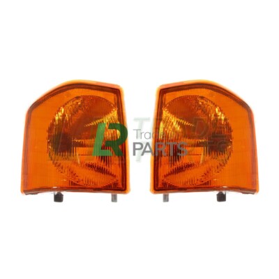 LAND ROVER DISCOVERY 1 NEW FRONT AMBER INDICATOR LAMPS (PAIR) LIGHTS ...