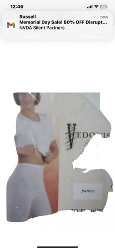 4 X NEW VEDONIS WHITE THERMAL PANTEE SIZE 18/20 Knickers With Legs,Warm ...