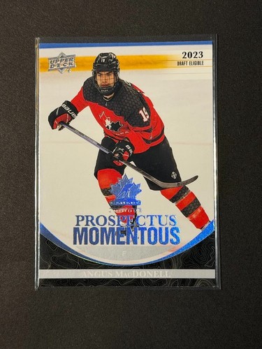 2023 Upper Deck Team Canada Juniors - Prospectus Momentous Angus ...
