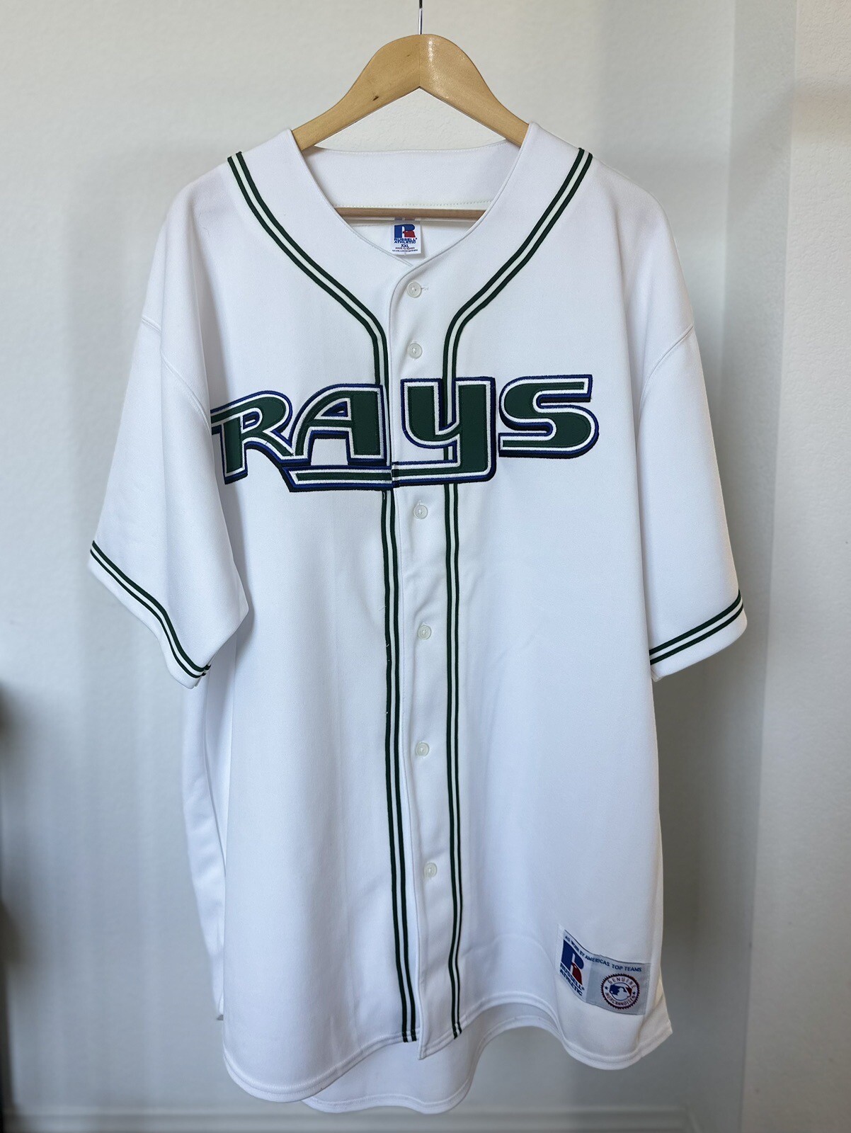 Russell Athletic Tampa Bay Rays Jersey White Size XXL MLB Authentic ...