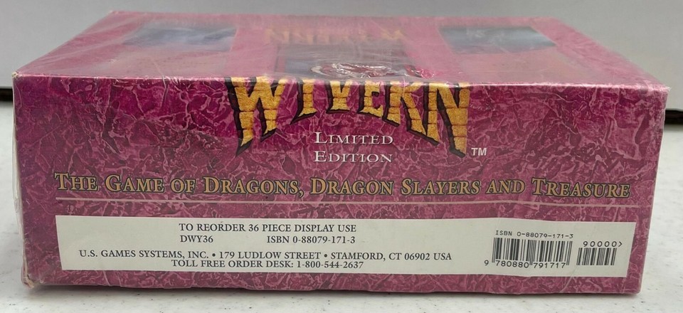 Wyvern Factory Sealed Unopened Limited Edition Booster Box 36 Packs OOP ...