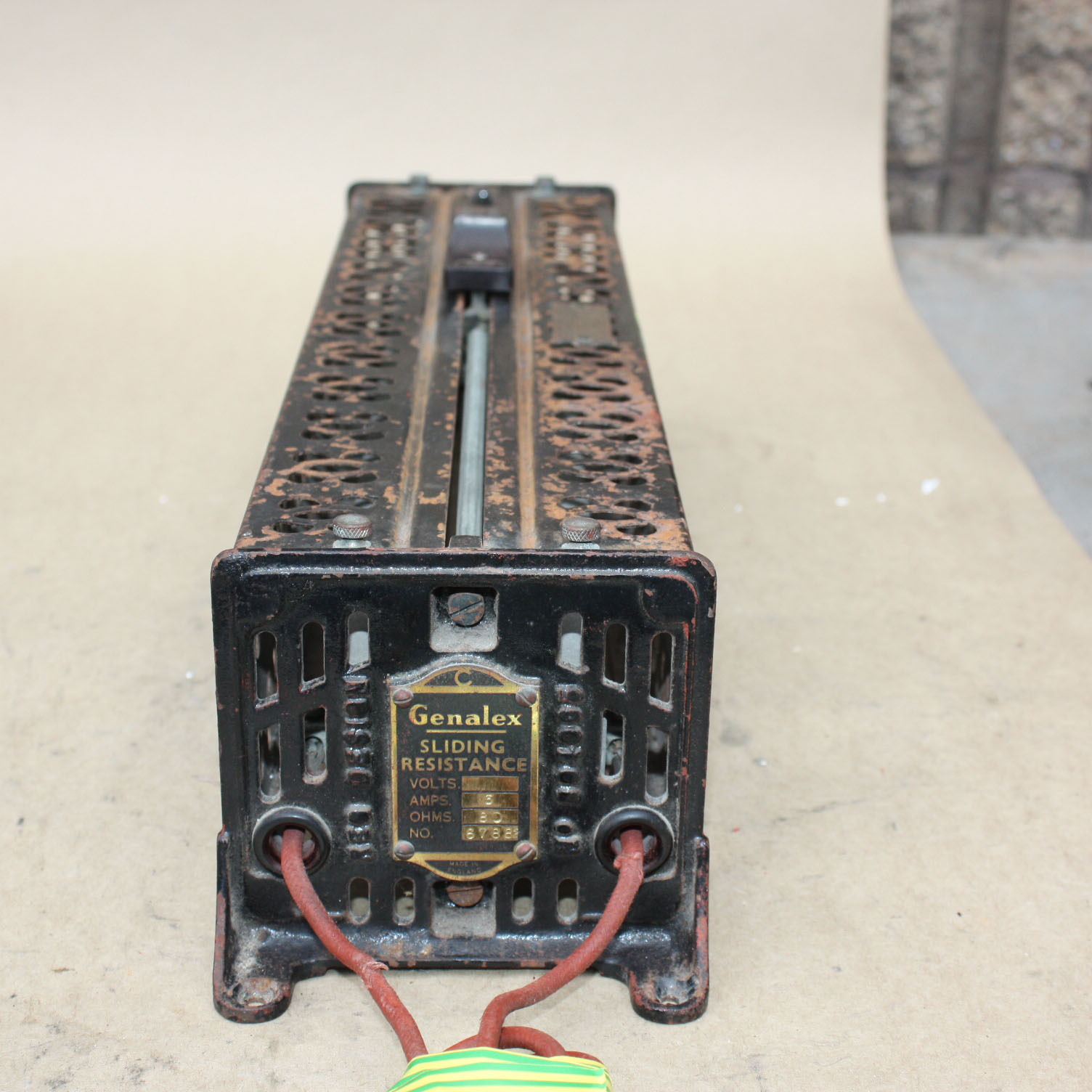 Genalex Rheostat Antique Sliding resistance 5A 80 ohm S3 Made in ...