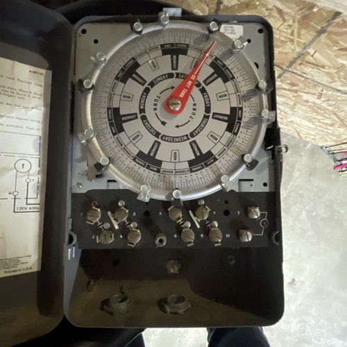 Paragon Timer Control #7007-00 120V Coil Clock 4 Pole 7 Day With 6 ...